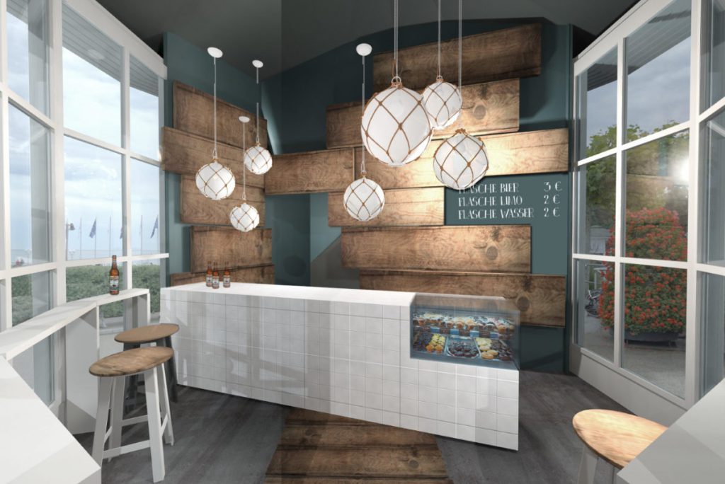 Bar Design für Bar HEIMAAT in Binz - Designagentur JUNI.STUDIO